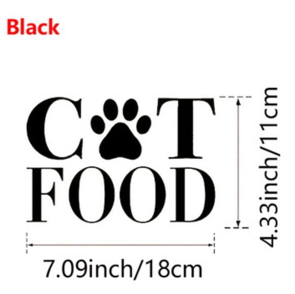 Other | Dog Food And Cat Food Decals Perfect Bin Labels | Poshmark